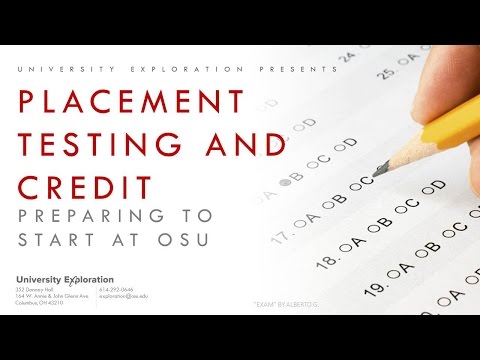 Placement Testing at OSU