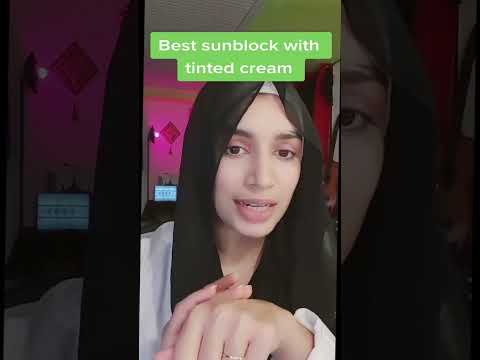 best sunblock with tinted cream #isdin #skincare #hindi #makeup #pakistan #urdu #punjabi #urdu