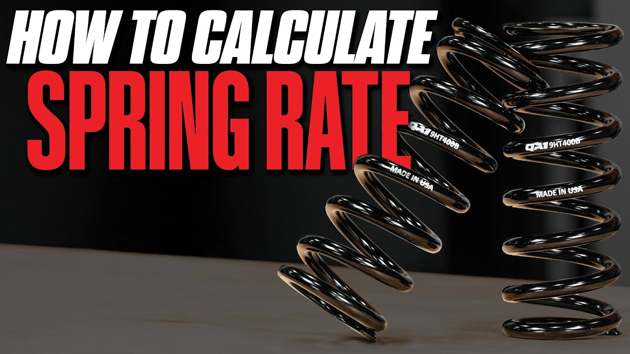 How to Calculate Spring Rate | QA1 Tech