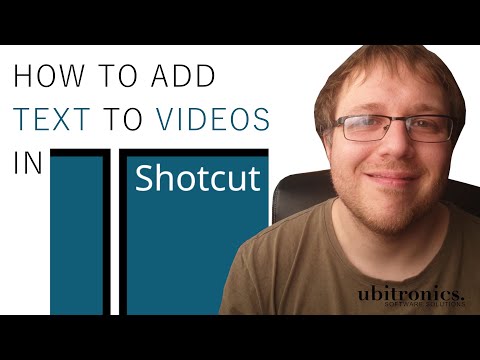 How to Add Text to Videos in Shotcut