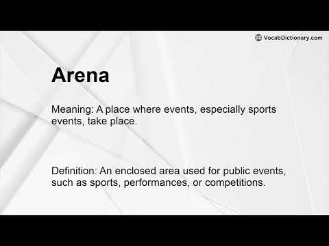 Arena Meaning
