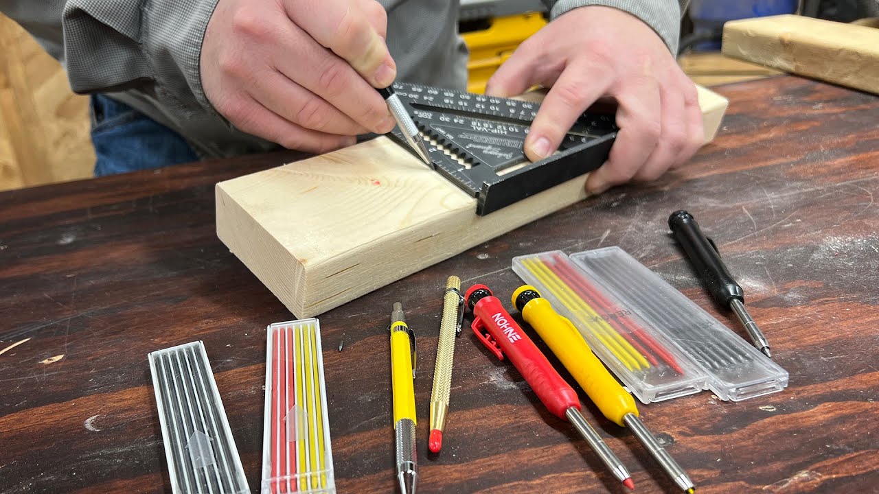 Mechanical Carpenter Pencil Set