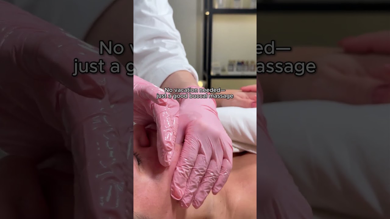 Buccal Massage or Vacation? 🌴💆‍♀️