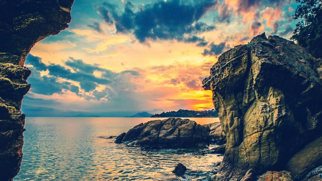 Awesome Sunset Wallpaper