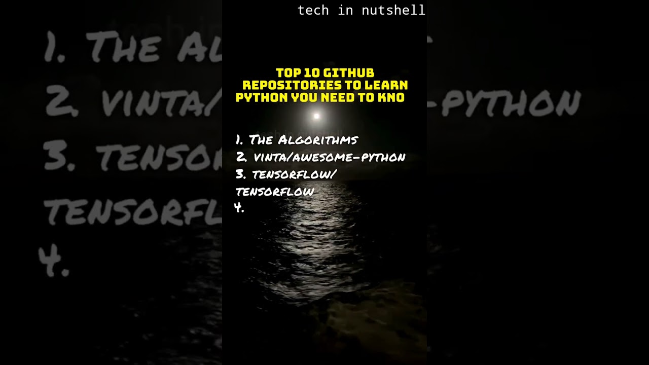 The Ultimate Guide to Learning Python with GitHub Repositories