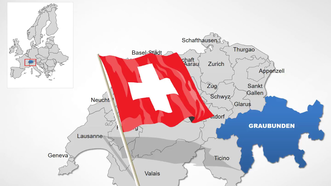 Switzerland Map Keynote: Unlock Editable Regions, Cities & Flags for Stunning Presentations
