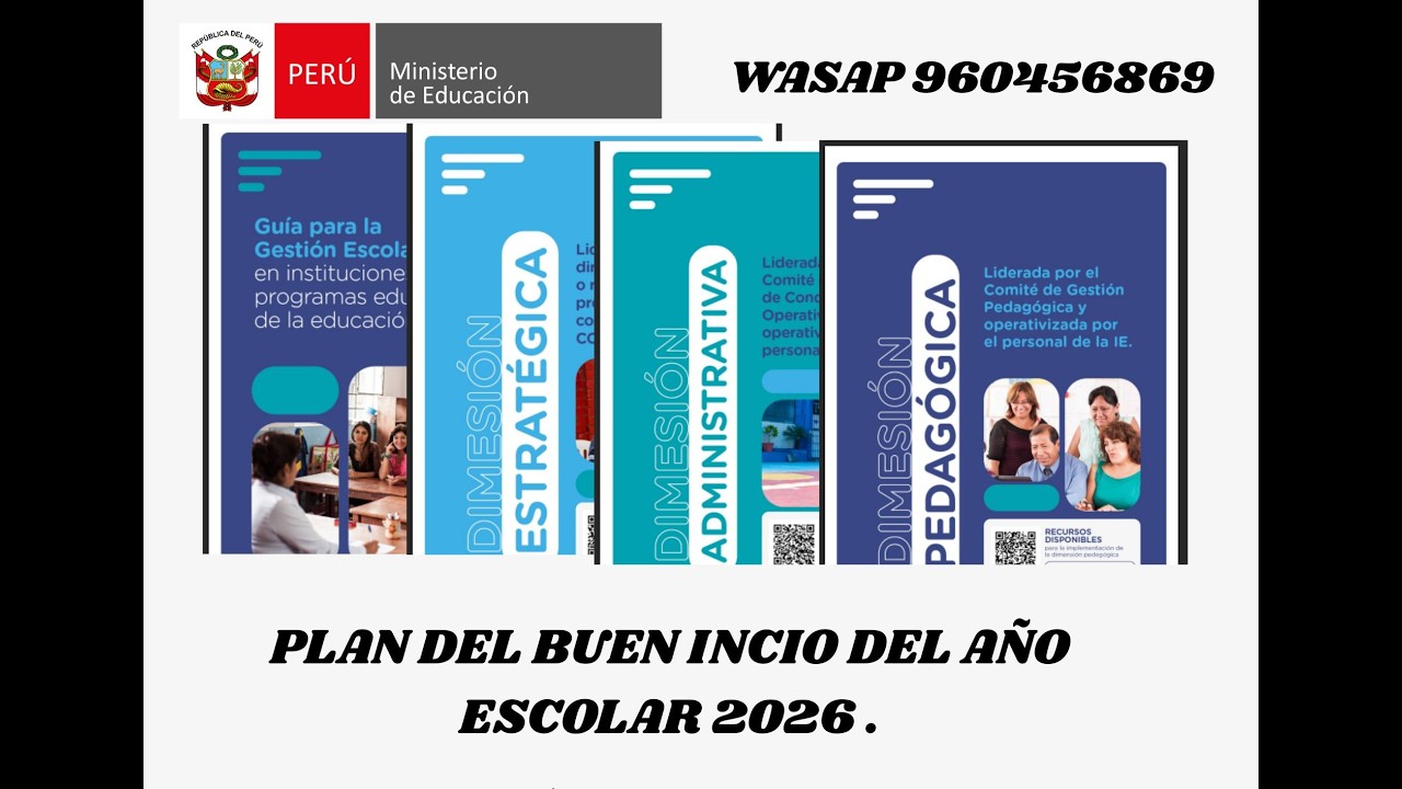 PLAN FOR A GOOD START TO THE 2026 SCHOOL YEAR