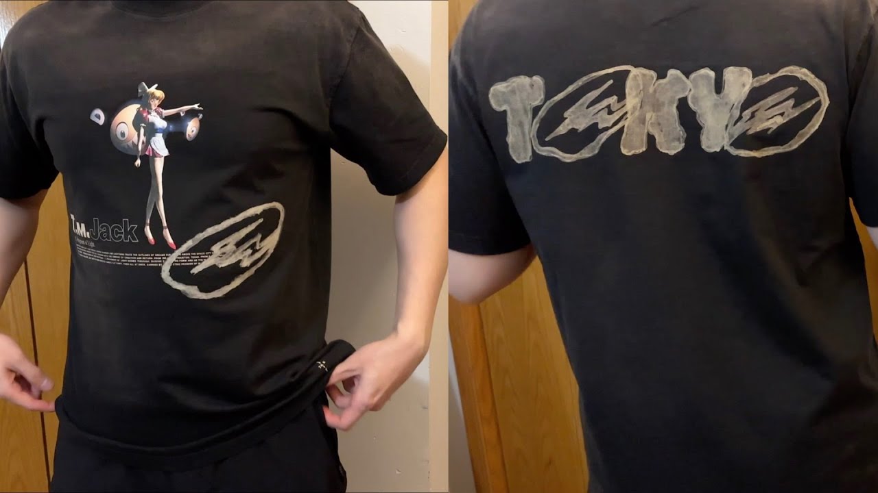Travis Scott Cactus Jack x Fragment x Takashi Murakami Tokyo Jack Tee review | ON FIT | SIZING