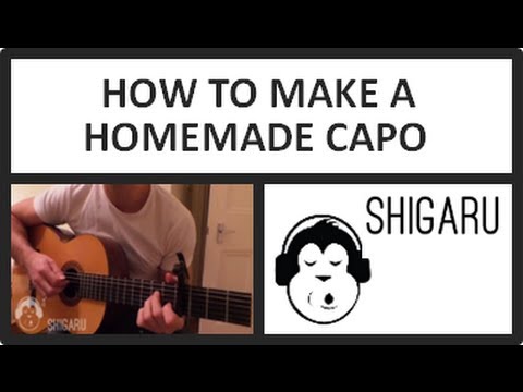 How to Make A Homemade Capo for Your Guitar (Lesson - Do it Yourself)