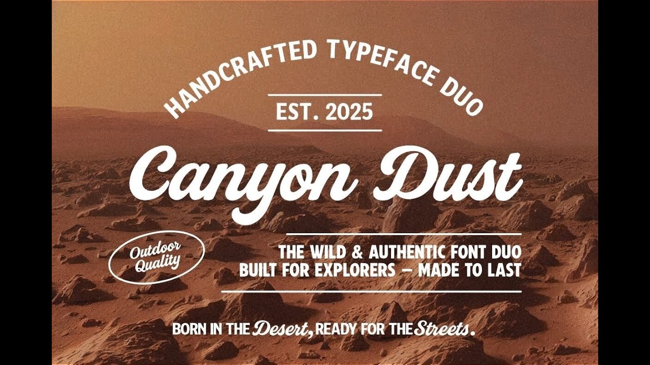 Canyon Dust Font Download