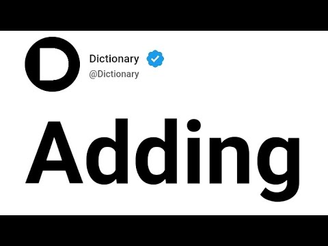 Adding Meaning In English