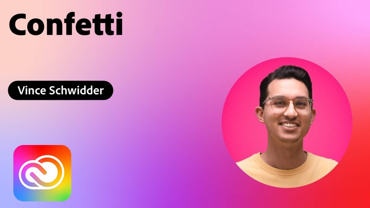 Confetti by Vince Schwidder | 3 Minute Demo | Adobe Creative Cloud