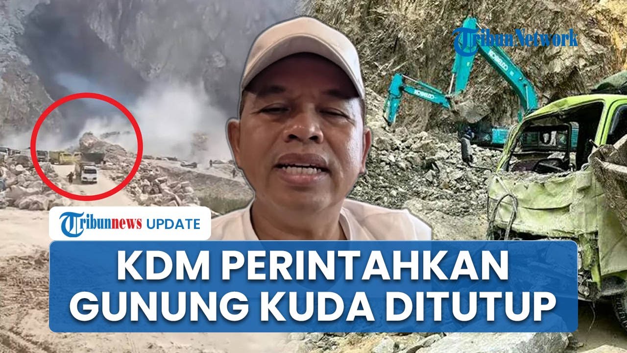 Longsor Tambang Gunung Kuda Cirebon Timbun Puluhan Pekerja, Dedi Mulyadi Perintahkan Tutup ...
