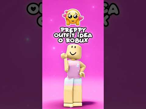 0 Robux Outfit Idea 🤩🥰 Preppy #roblox #robloxshorts #lanahyt #lanah