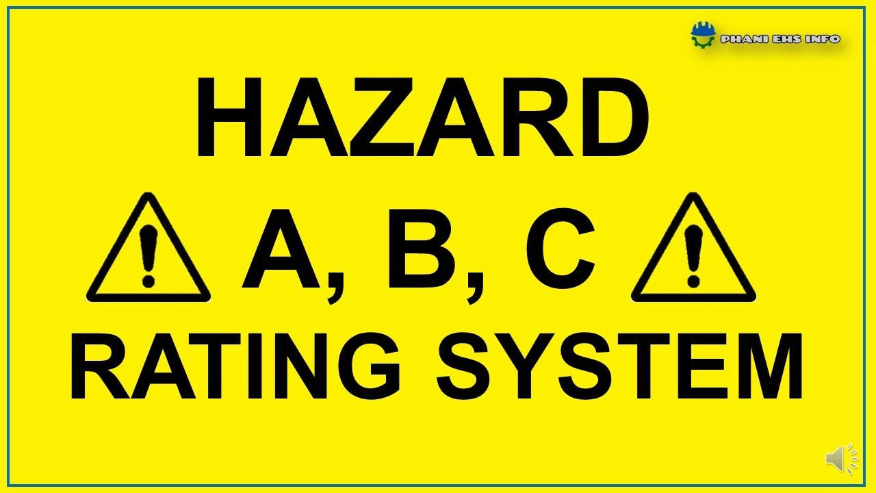 HAZARD ABC RATING SYSTEM