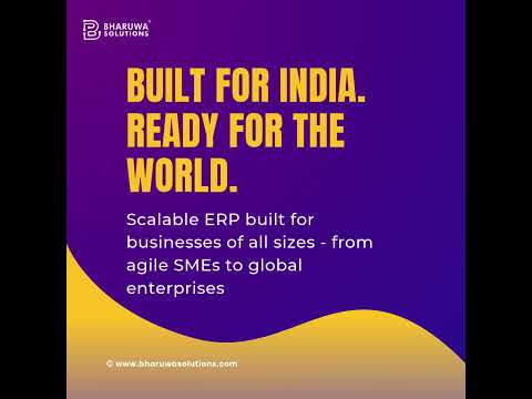 Modern #erp for Modern #business | AI-Powered ERP by Bharuwa Solutions