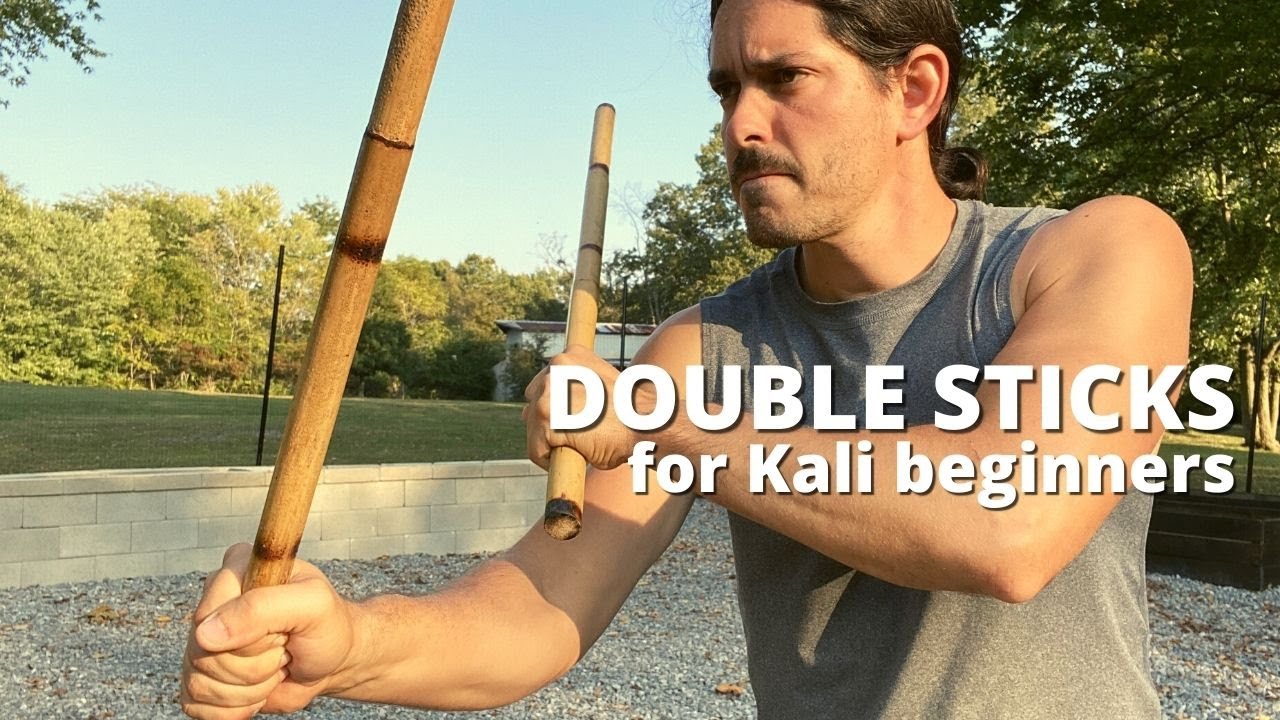 Easiest Beginner Double Sticks Drills - Kali Arnis Escrima Stick Fighting