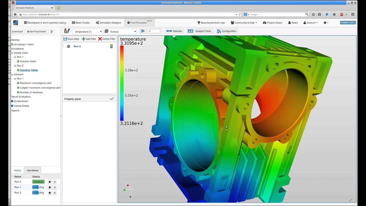 Thermal Analysis of a Worm Gearbox