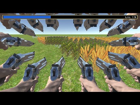 Farming Simulator BUT WITH GUNS - Global Game Jam 2024 #GGJ24 #ggj