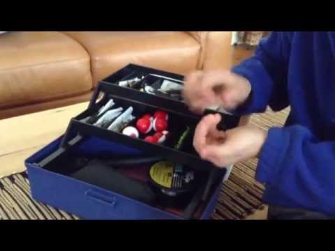 Kids tackle box setup