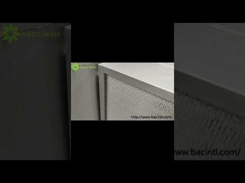 Minipleat HEPA Filter, Without Separator HEPA Filter, Pleatless HEPA Filter