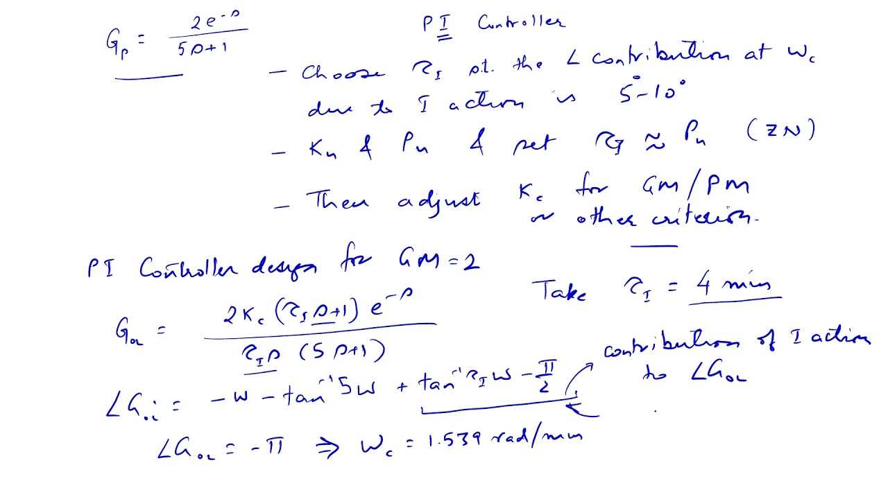 PID controller tuning in frequency domain  Lecture 32