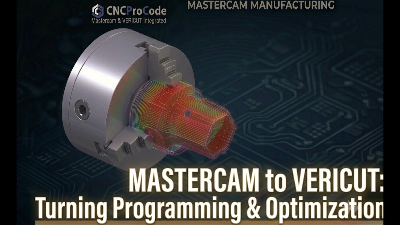 Mastercam to VERICUT: Turning Programming & Optimization