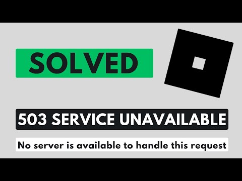 How To Fix Error Code 503 Roblox | Roblox 503 Service Unavailable