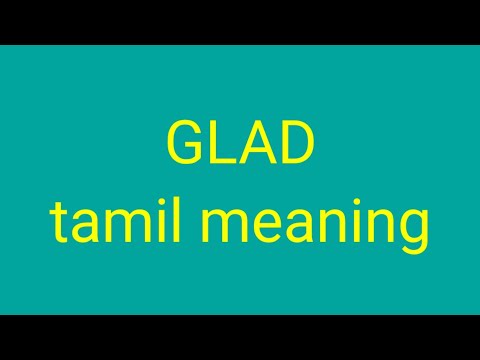 GLAD tamil meaning/sasikumar
