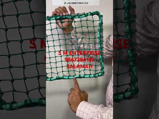 Safety Net - 4 Mm X 4 Inch Two Layer Safety Net Manufacturer from Mumbai