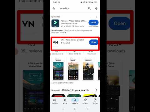 how to download VN editor app hide #vnvideoeditor #vn #editingapp