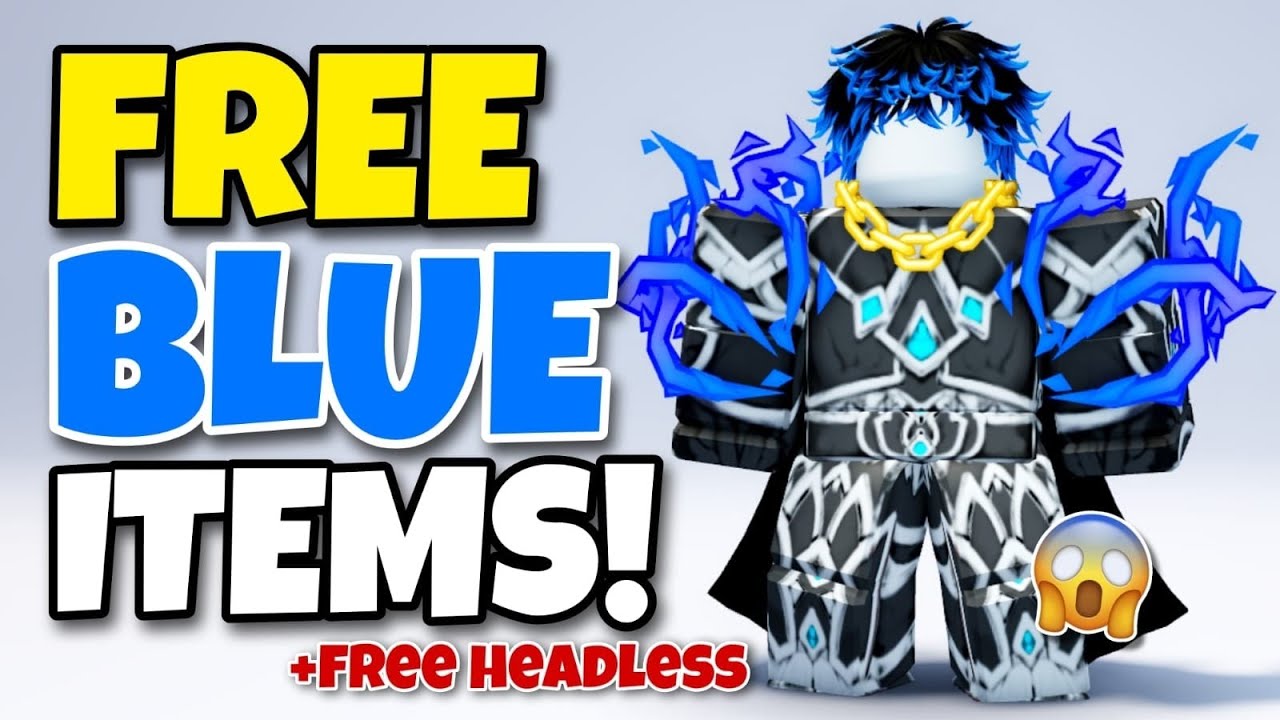 HURRY! GET 40+ FREE BLUE ITEMS ON ROBLOX & NEW FREE HEADLESS (2026) 🔥