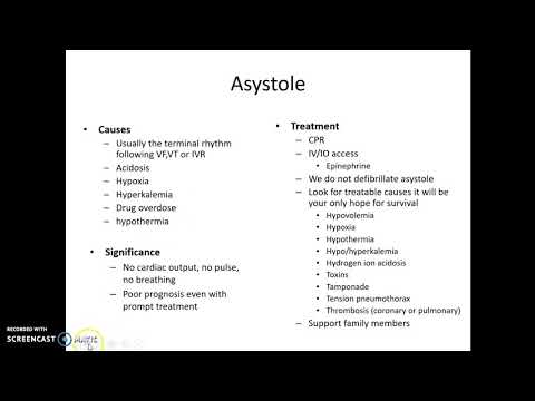 Asystole and PEA