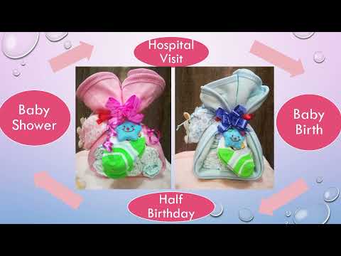 Baby shower gift | diaper gift bundle | baby birth gift | half birthday gift by quality click