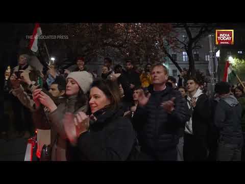 Hungary Orban Protest: Thousands of protesters rally in Budapest against PM Orban