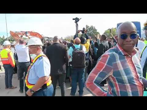 President Cyril Ramaphosa visits George building collapse site | Mossel ...