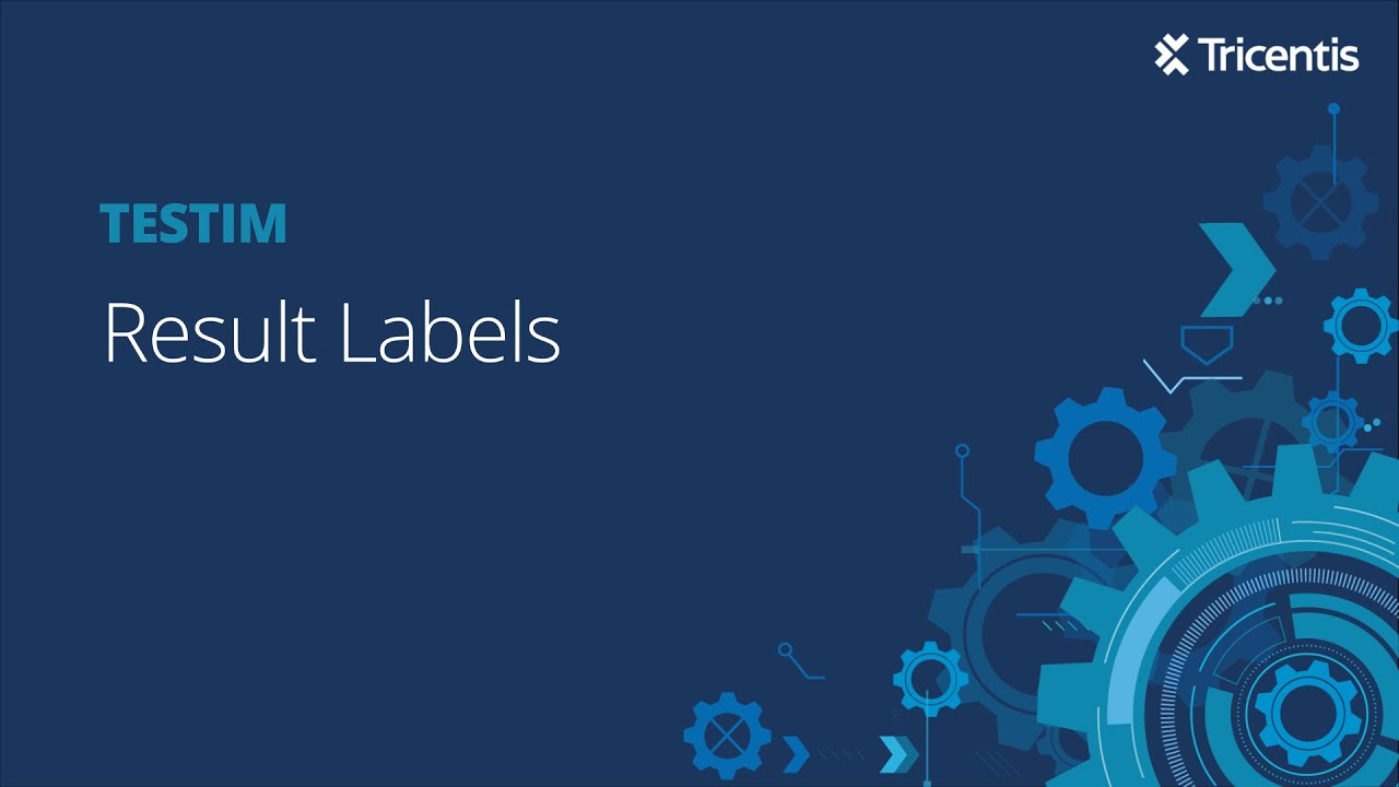 Testim: Result Labels