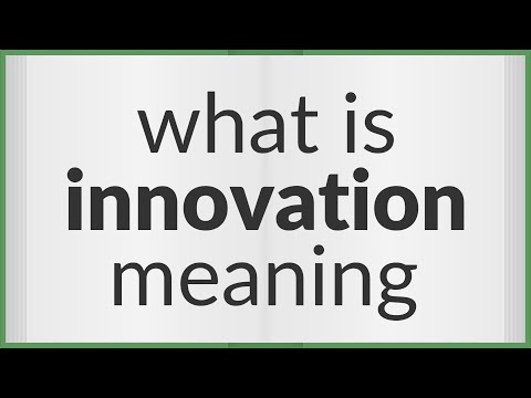 Innovation | meaning of Innovation