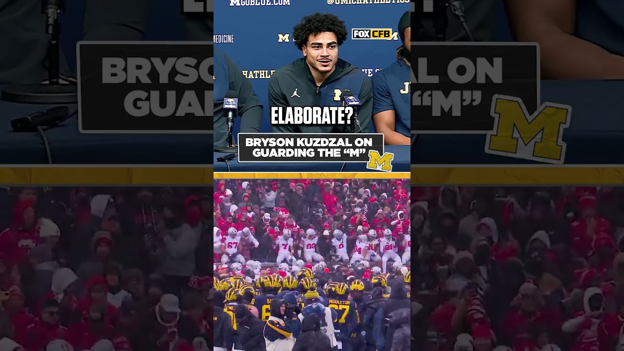 Michigan wasn't going to let Ohio State plant a flag on the 