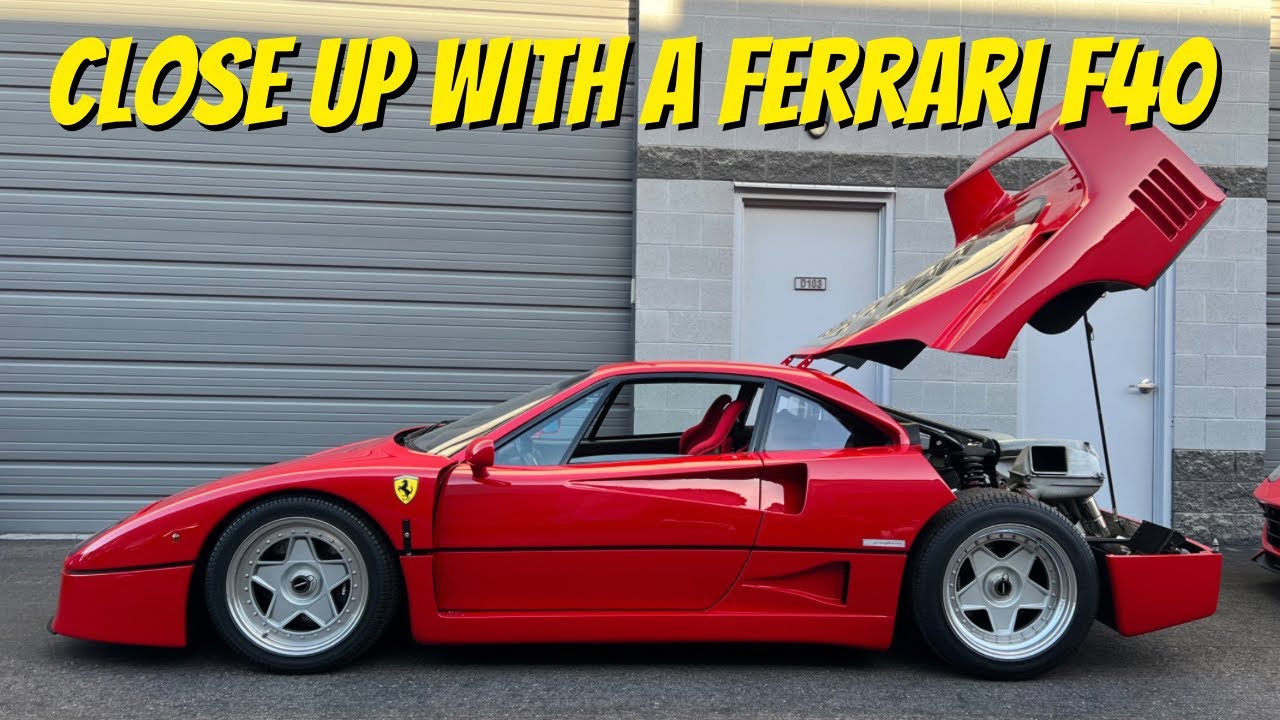 Close Up with a 1992 Ferrari F40