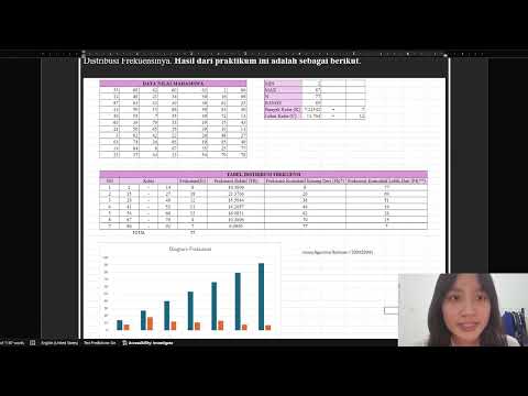 1st Laporan Statistika dan Probabilitas Data Kelas B by Jenny Agustina Rahman 202432041