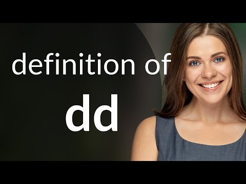 Dd • what is DD definition