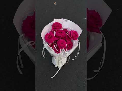Beautiful Bouquet with Ribbons 🌹💐