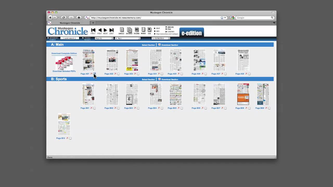 Muskegon Chronicle E-edition