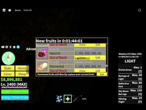 Mirage island advanced fruit dealer stock #1 Blox Fruits Update 17 Part 3