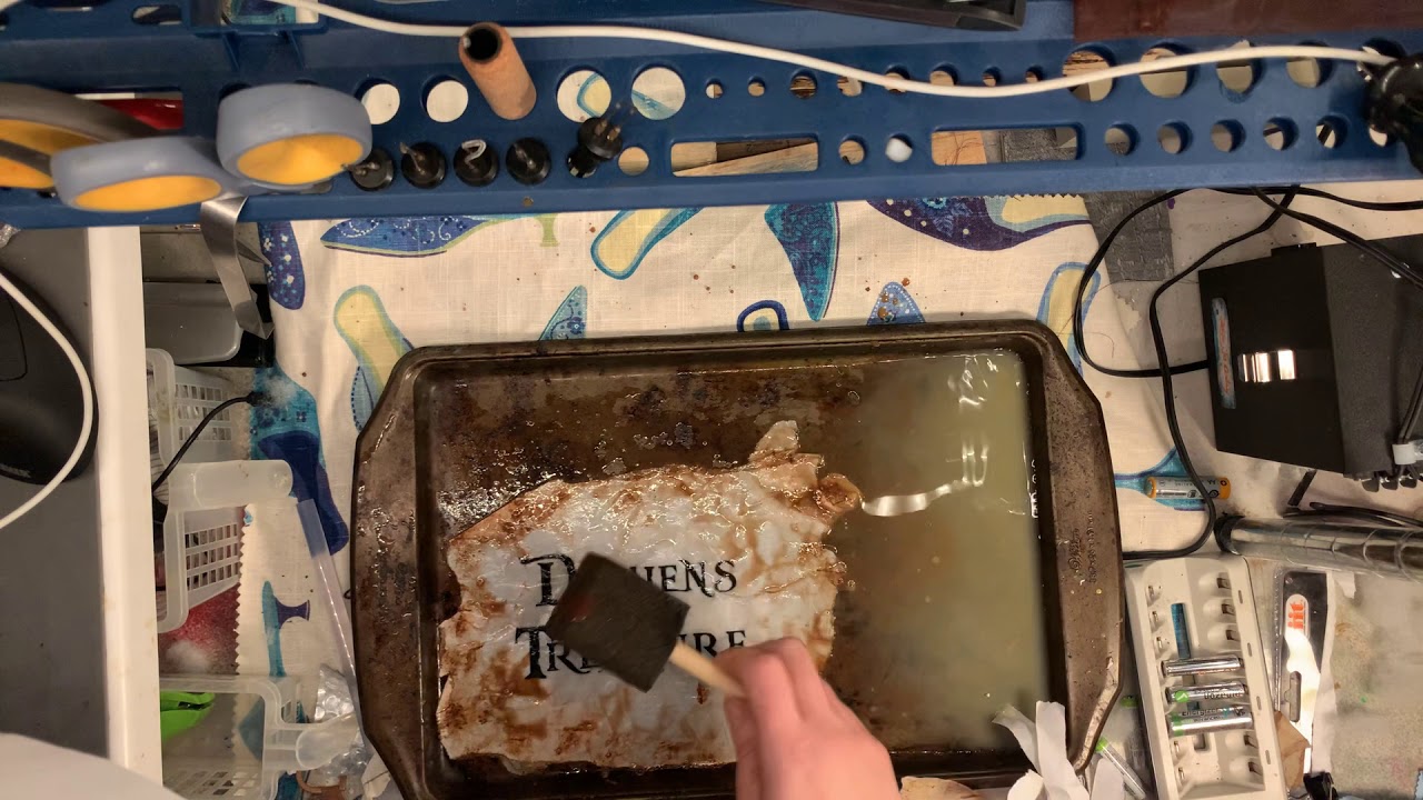 Aged parchment the fast way!