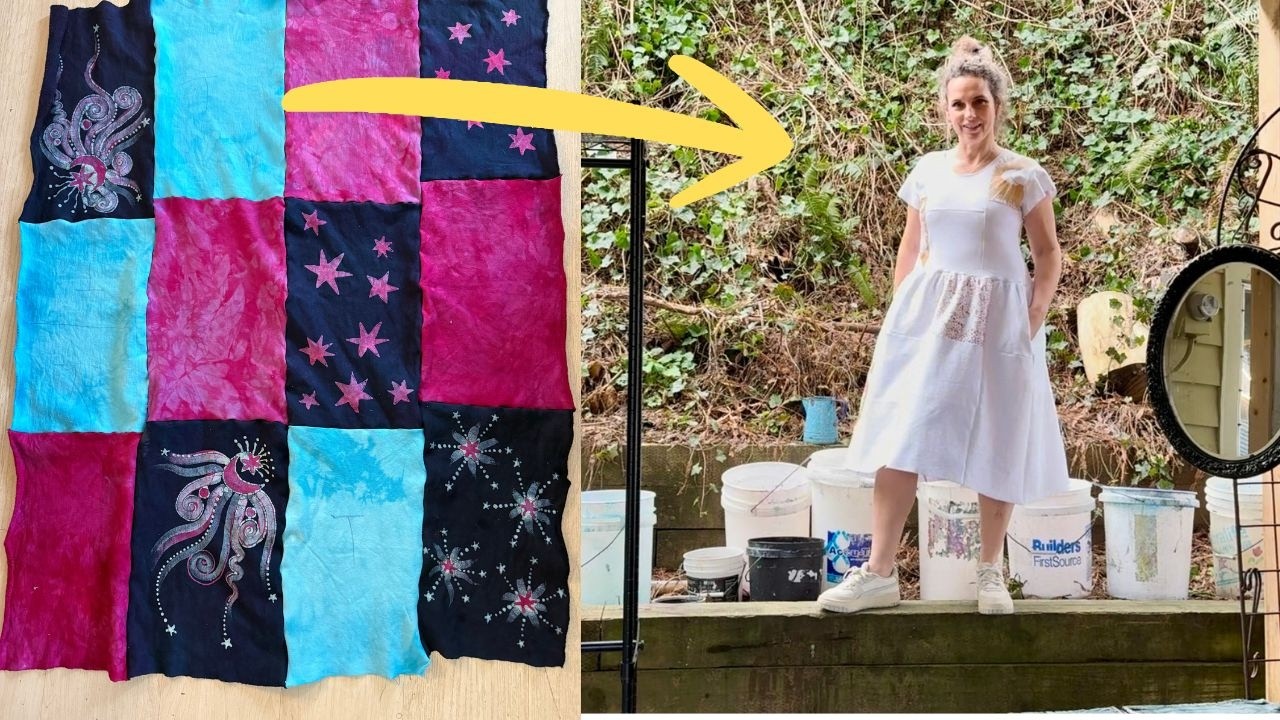 Turning My Batik Scraps into a Patchwork Dress | Part 2