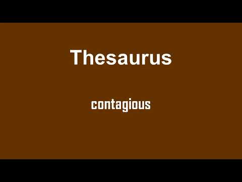 contagious, Thesaurus, Synonyms, Vocabulary Development, English Practice for Fluency #Words