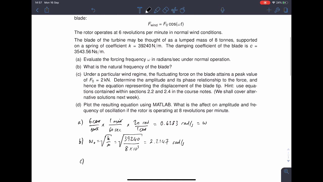 Tutorial 3 Solution Video