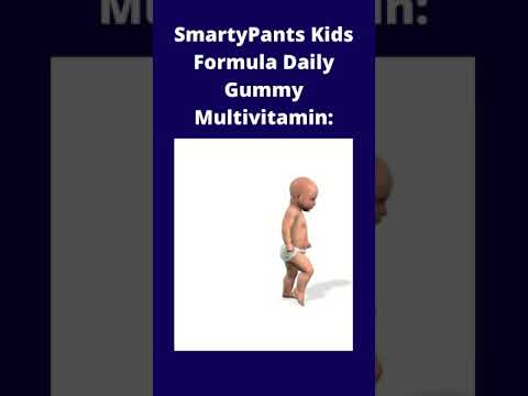 SmartyPants Kids Formula Daily Gummy Multivitamin: Vitamin C, D3, and Zinc for Immunity, Gluten Free
